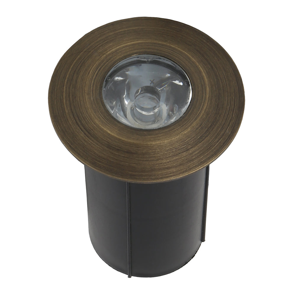 Integrated LED In-Ground Well Light for Low Voltage Landscape Lighting