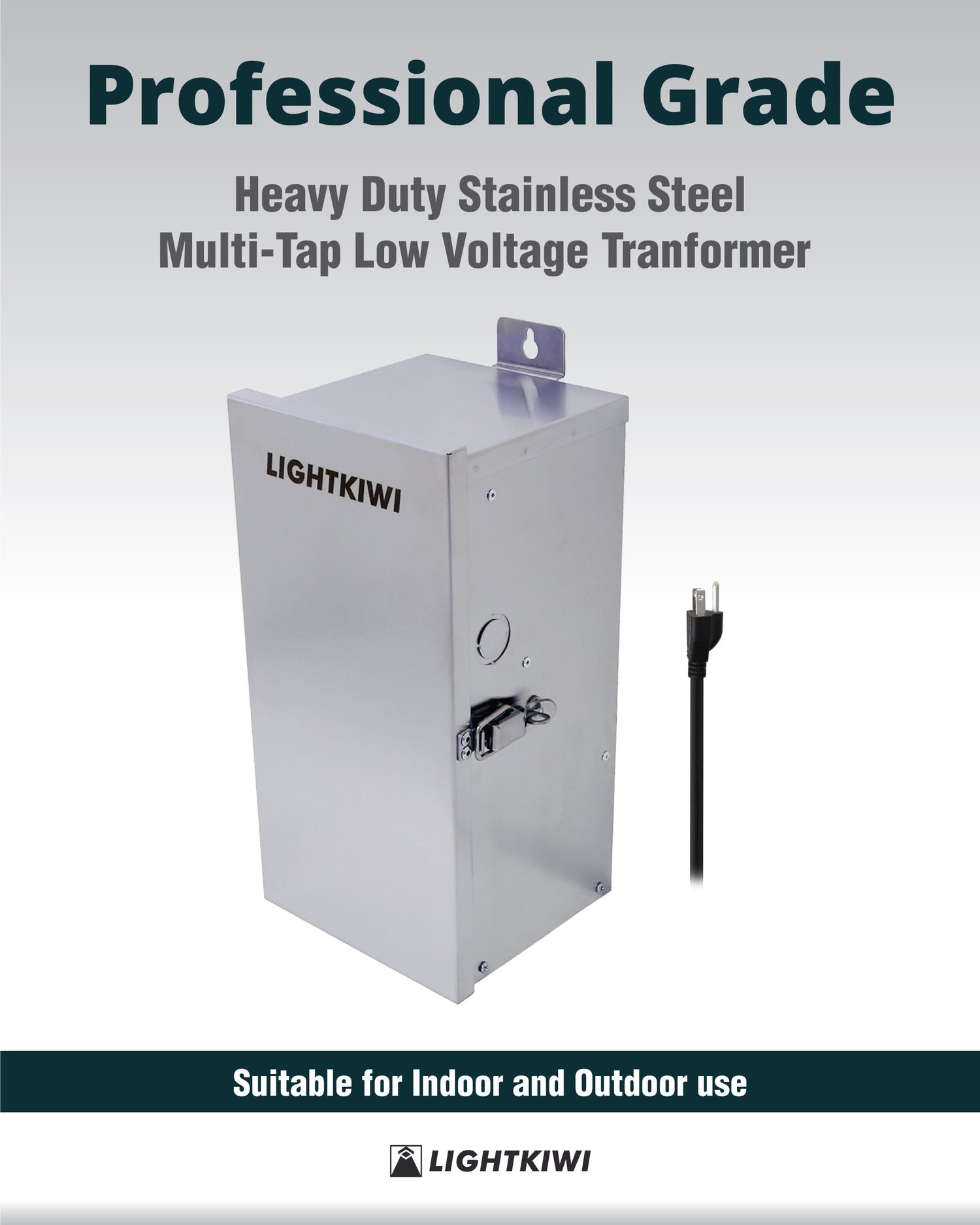 300W Landscape Transformer - Low Voltage Multi-Tap 12V-13V-14V-15V